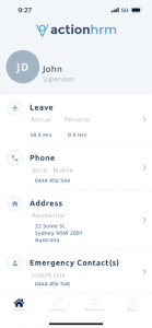 Mobile App - ActionHRM